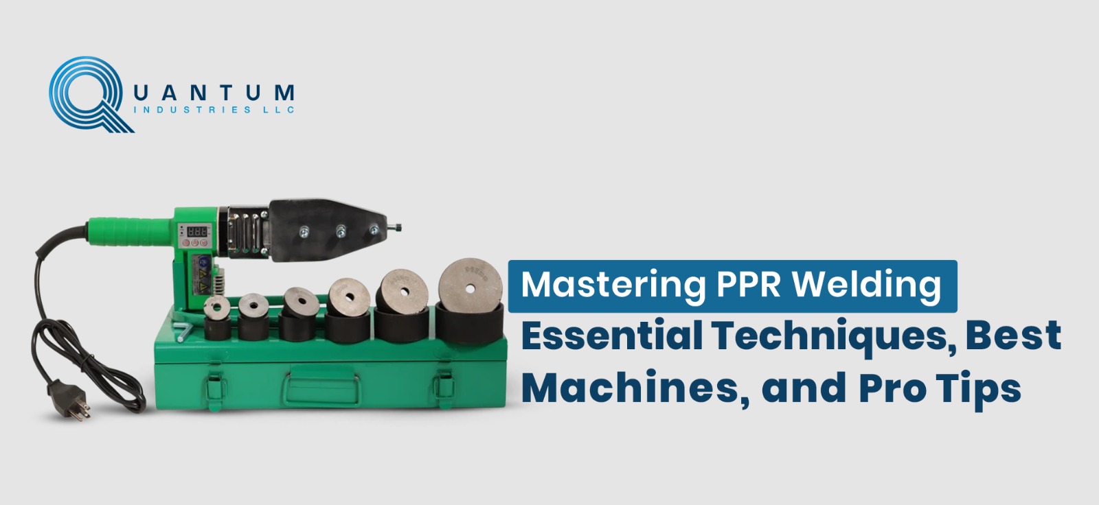 Mastering PPR Welding Machines in UAE